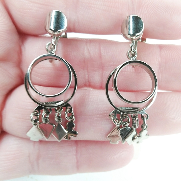 Alice Caviness | Jewelry | 525 Alice Caviness Card Suit Screw Back ...